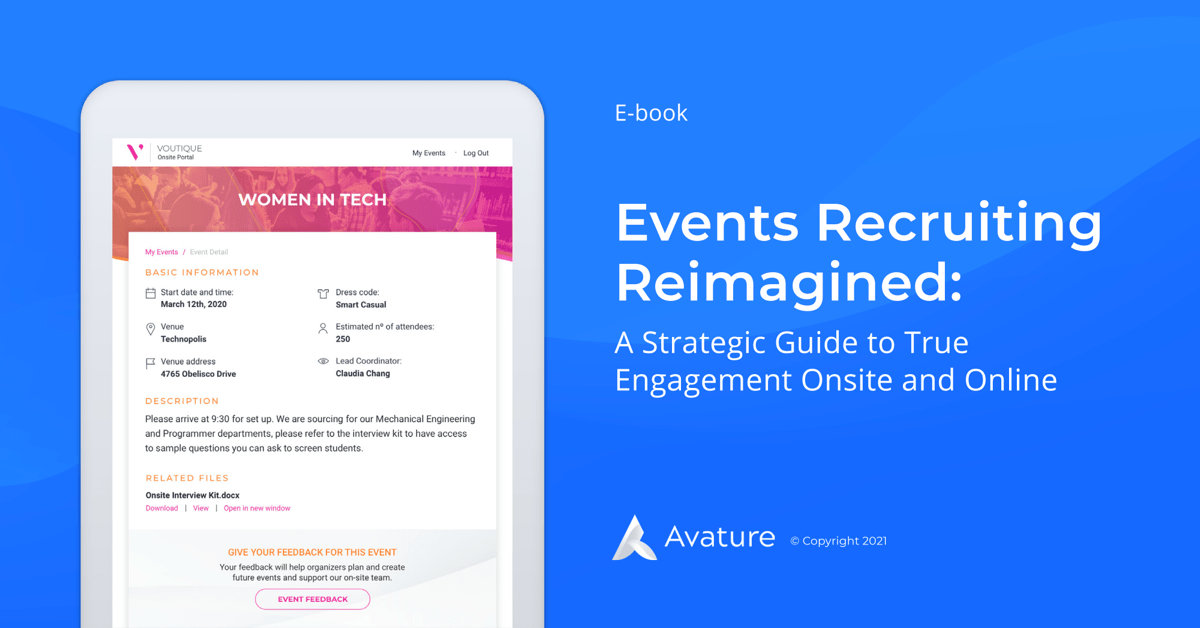 Your Guide to Elevating Your Recruitment Events Strategy - Avature