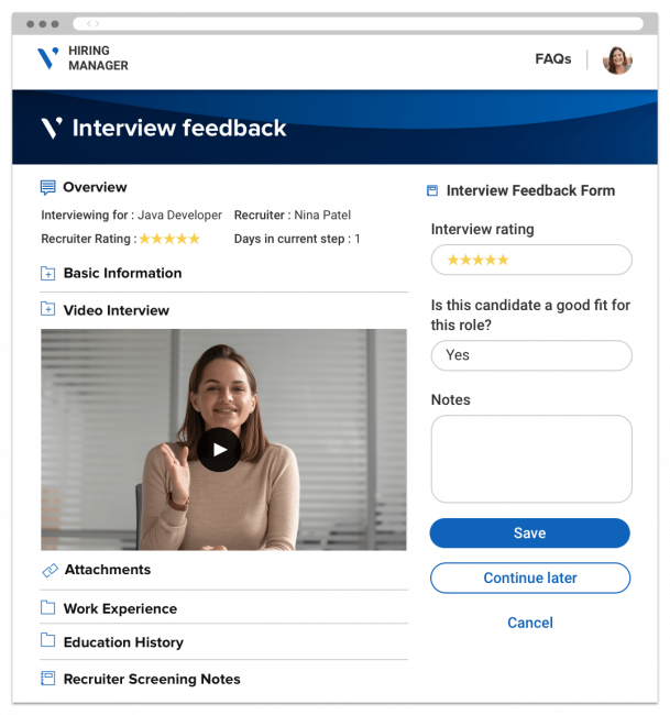 AI-Powered Video Interview Software | Avature