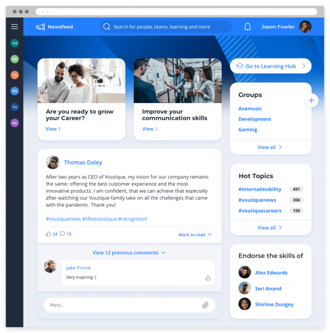 Upskilling & Social Learning AI-Powered Platform | Avature